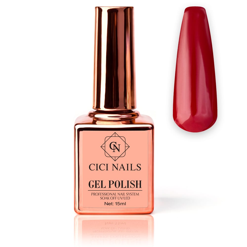 Chili trajni lak – živa crvena - Cici Nails