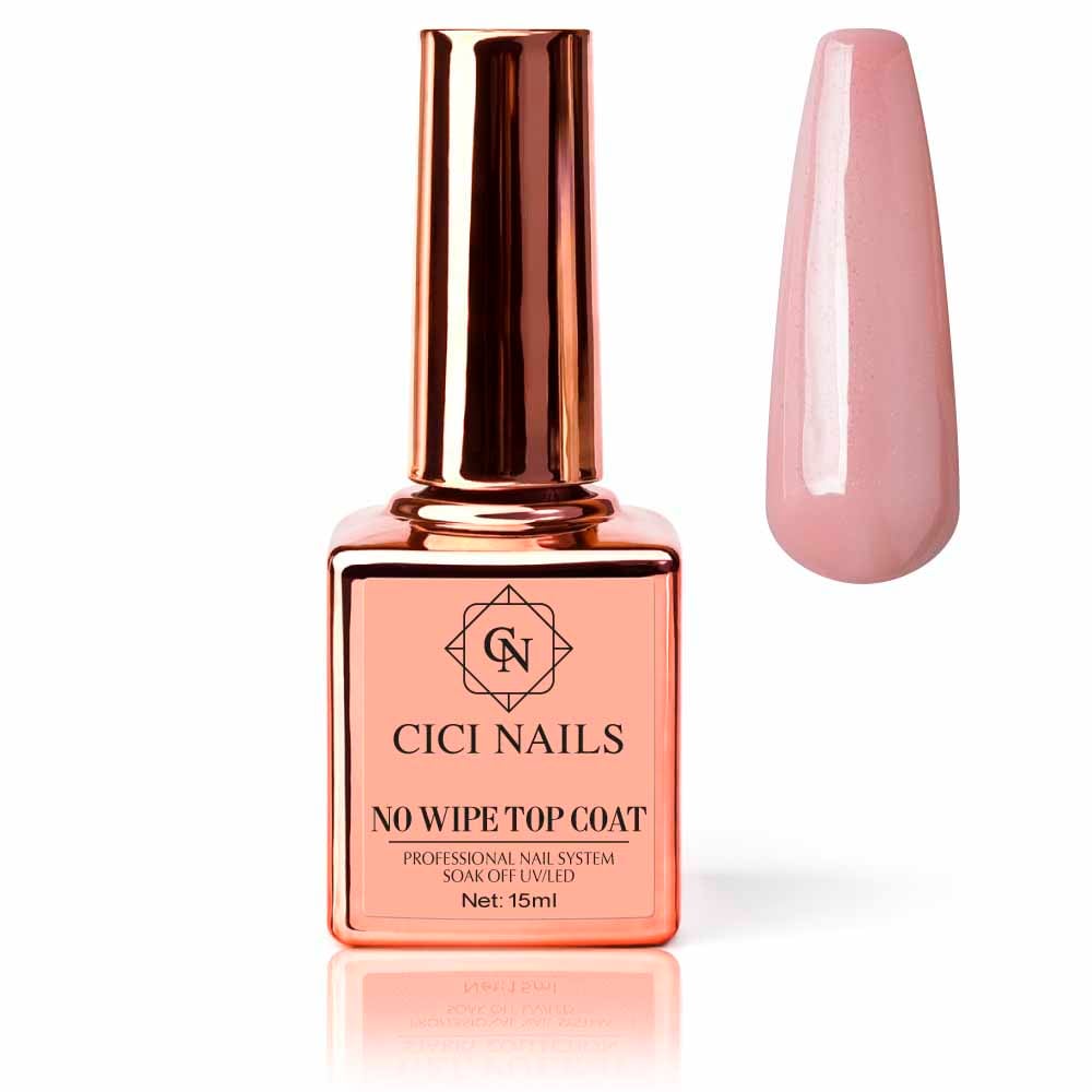 Rozi šljokasti sjaj za nokte Shimmer Pinky top - Cici Nails