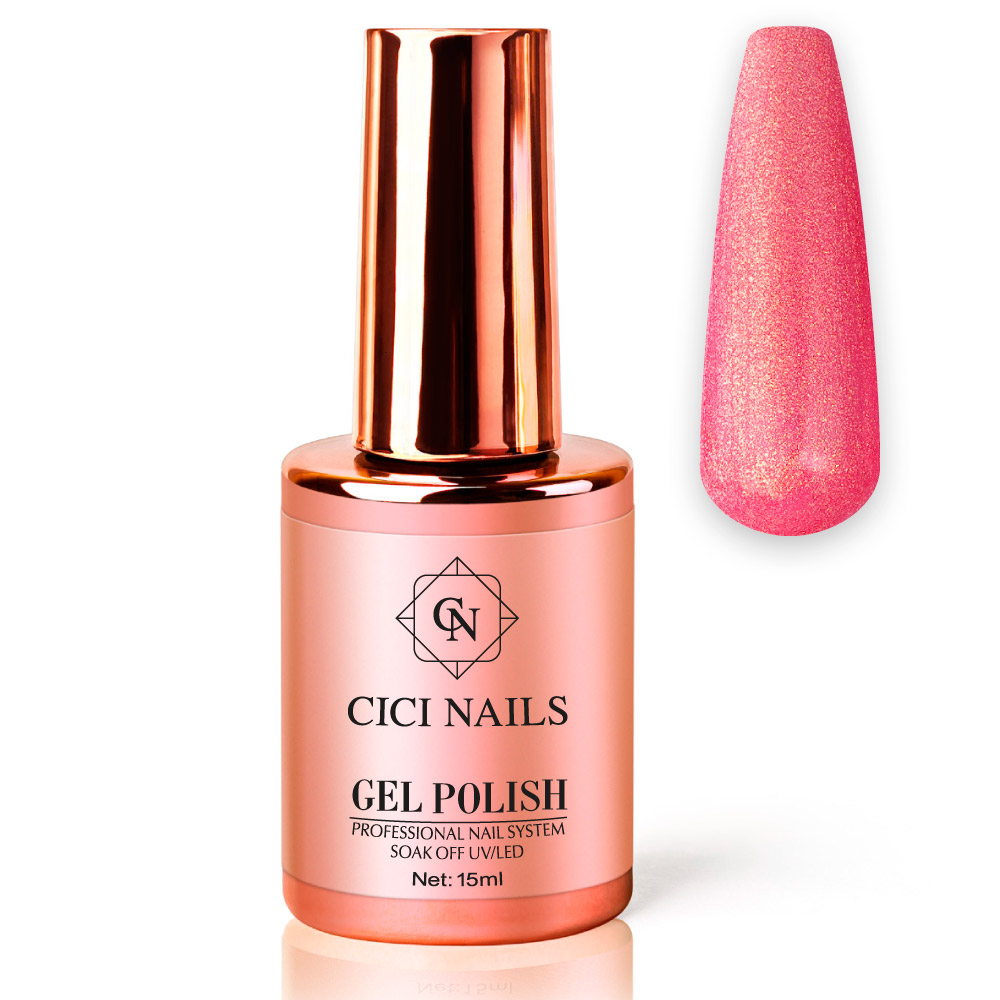 Koraljno crvena boja za nokte Magic Coral 15ml - Cici Nails