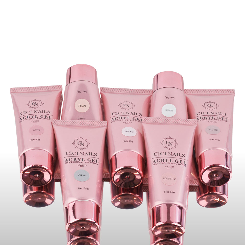 CICI NAILS Acryl Gel Lover – Rozi Gel za Nadogradnju Noktiju